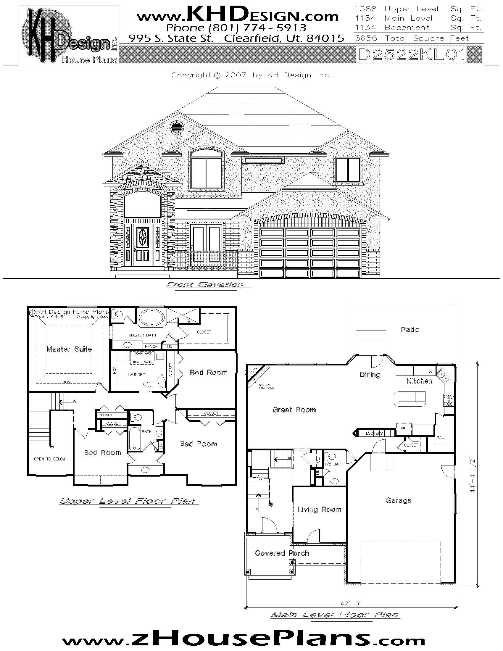 KH Design Two Level Plans